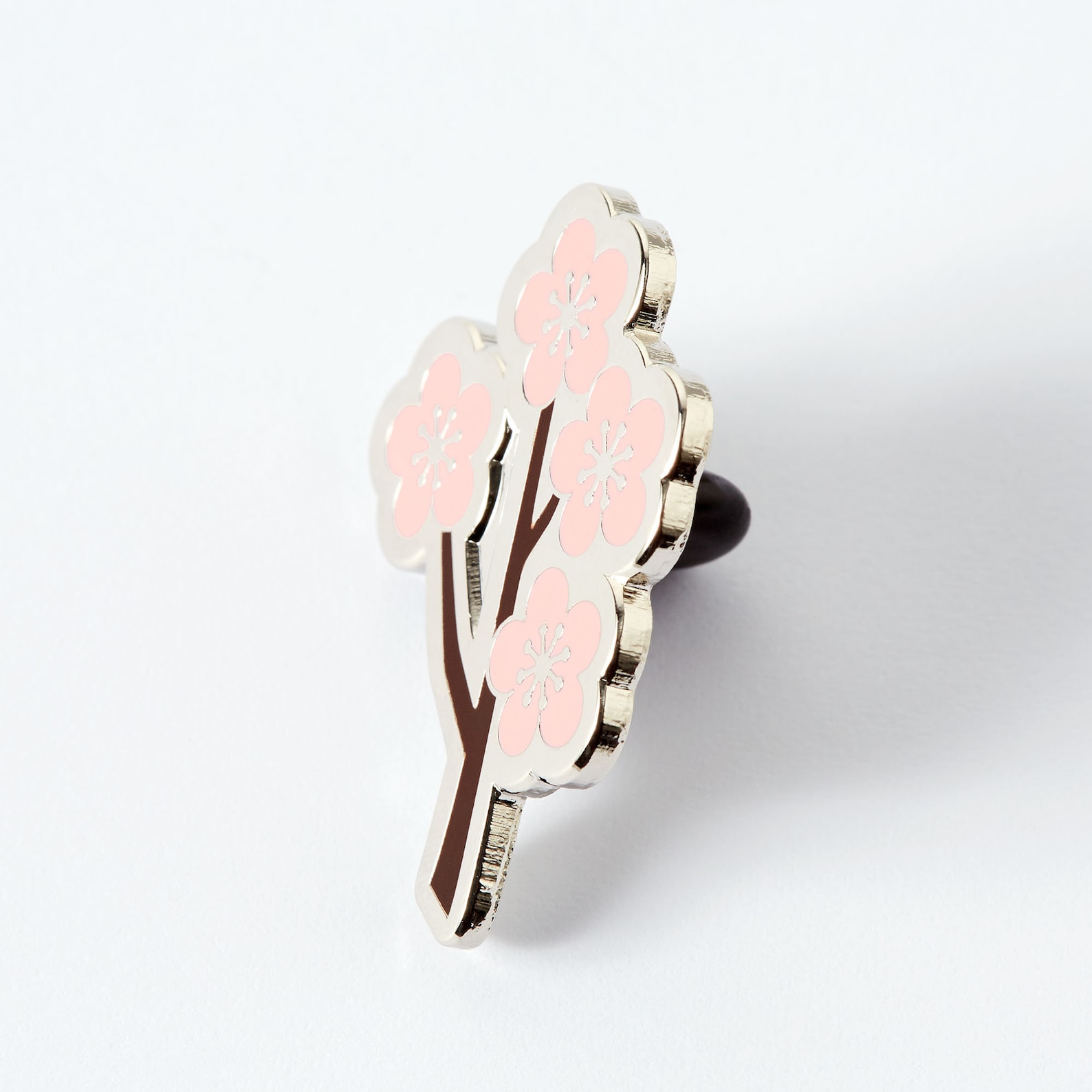 Cherry Blossom Branch Enamel Pin // Plant Mama Lapel Pin Badge Brooch ...