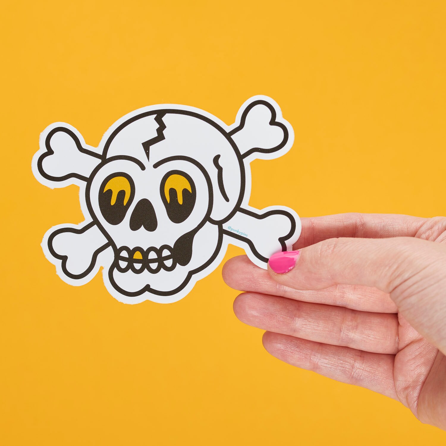 Jolly Roger Diecut Sticker // Large Vinyl Sticker // Tattoo - Etsy