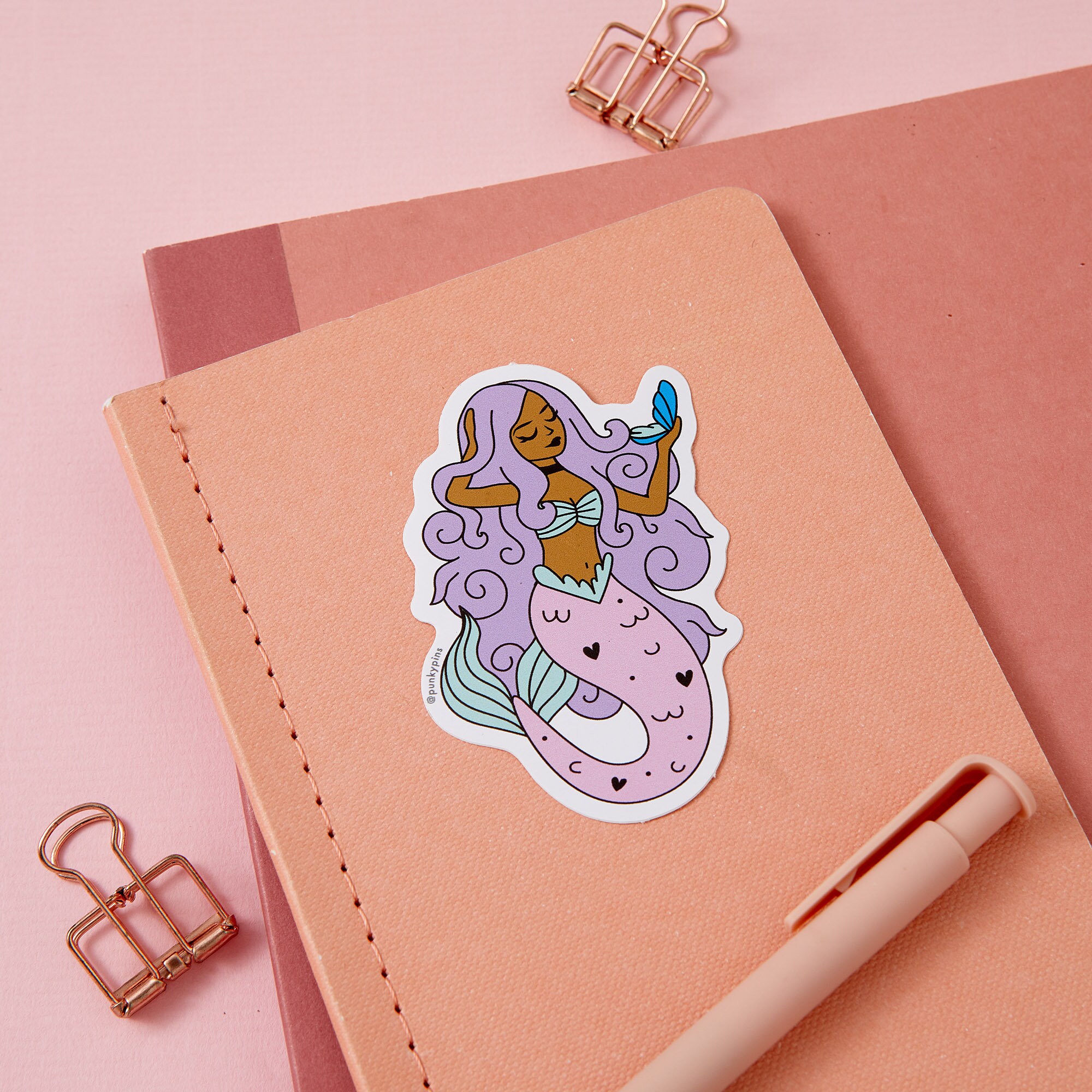 Mirror Mirror Mermaid Vinyl Sticker // Laptop Sticker // Decal - Etsy