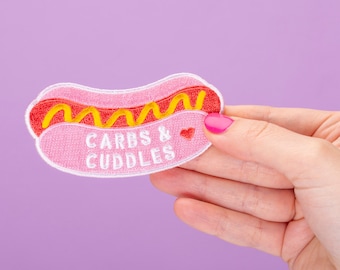 Iron on Hot Dog Patch - Etsy