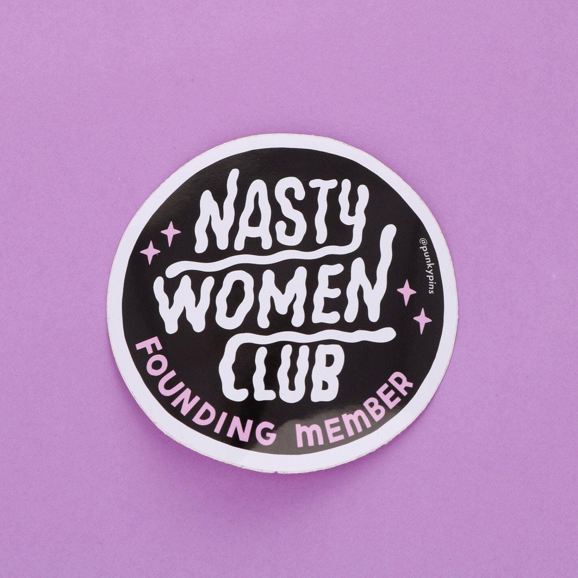 Nasty Women Club Large Vinyl Sticker // Laptop Sticker Nasty - Etsy ...