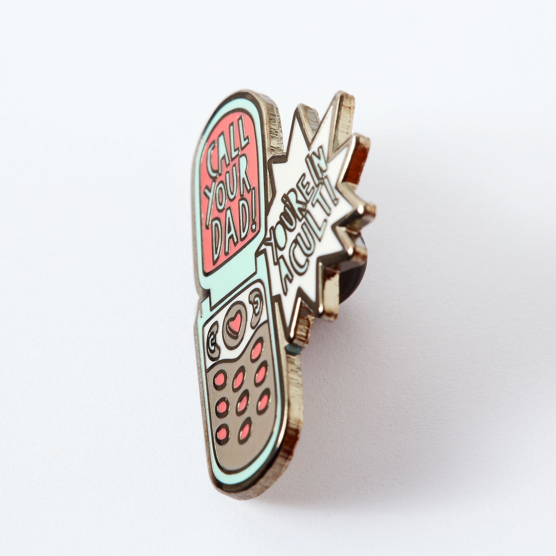 Call Your Dad You're in a Cult Enamel Pin // Murderino - Etsy