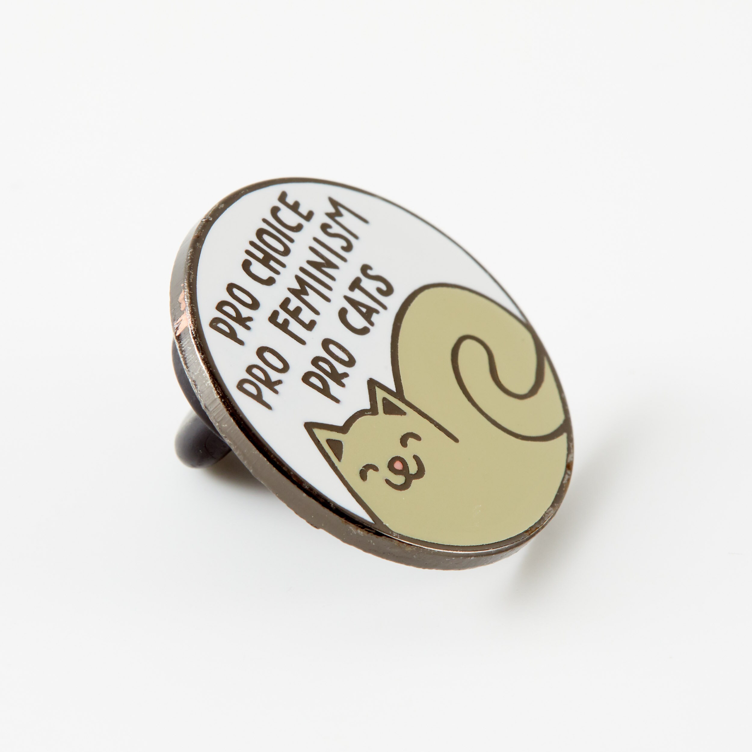 Pro Cats Grey Enamel Pin - Limited Edition// Punky Pins // Pin Badge ...