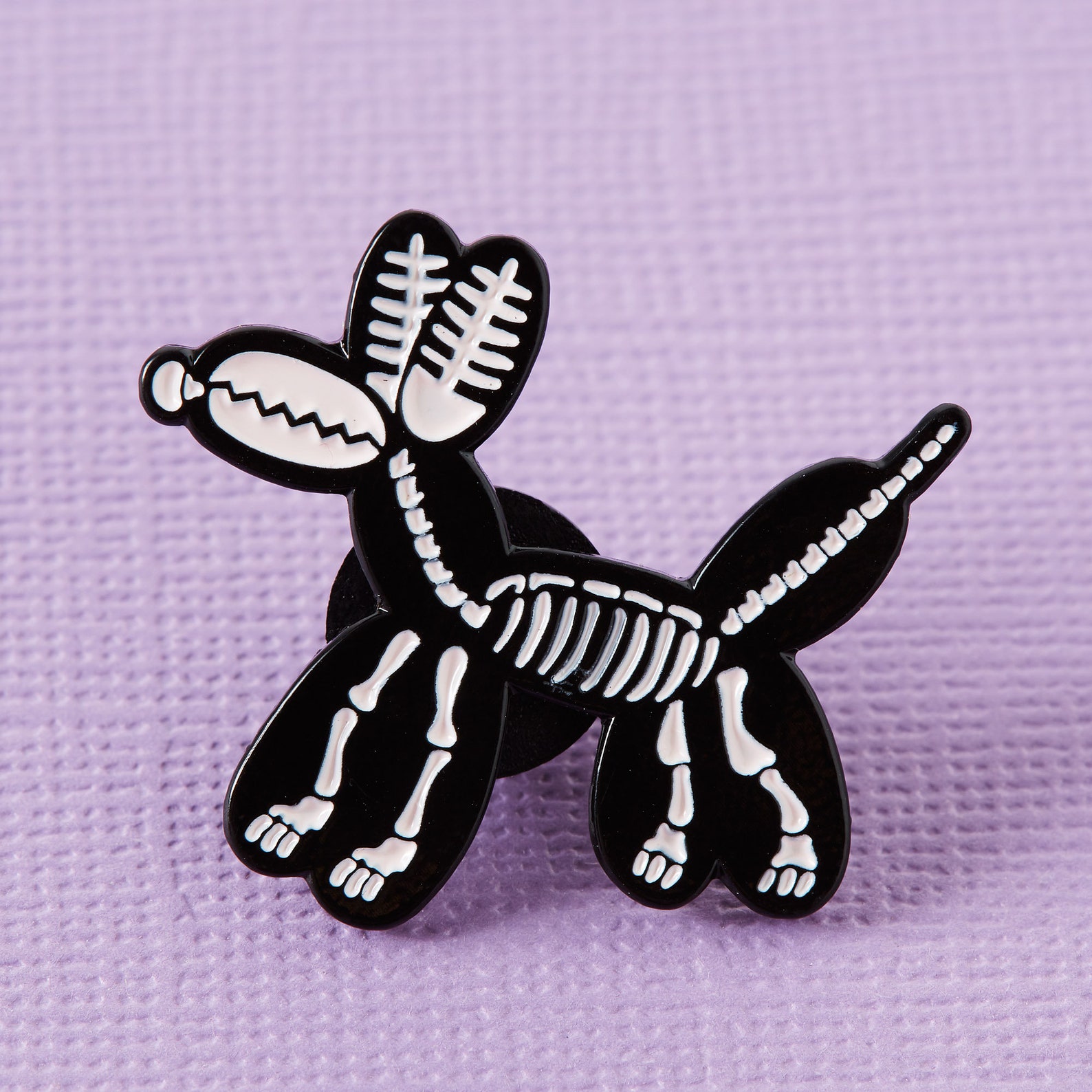 Balloon Animal Skeleton Enamel Pin // Occult/ Halloween/bones Lapel Pin ...
