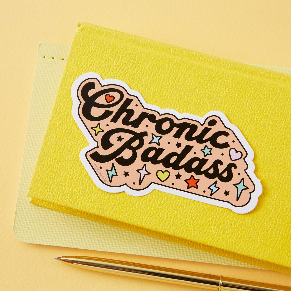 Chronic Badass Vinyl Sticker – Strong, Invisible Illness Decal - Etsy