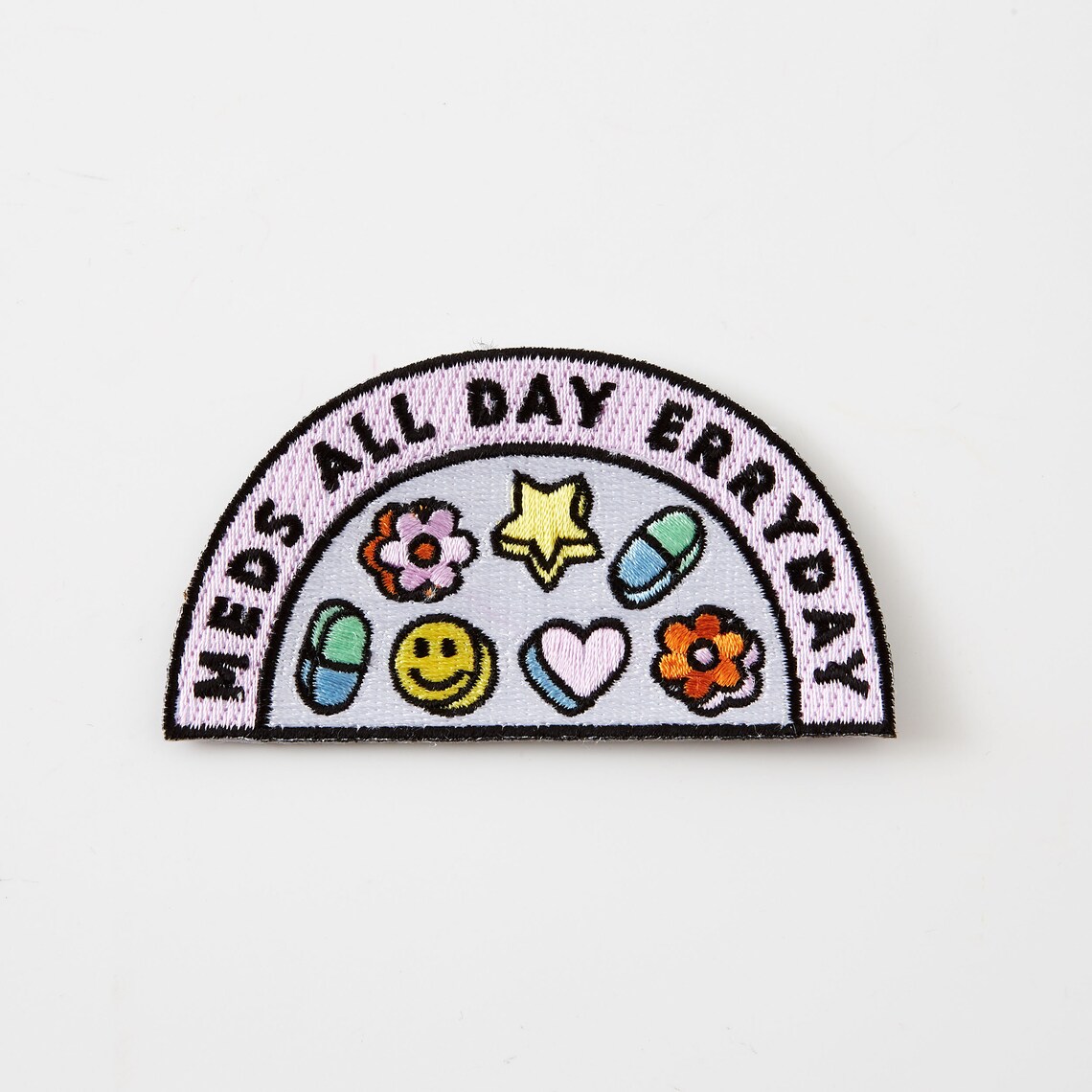Meds All Day Everyday Iron-on Patch // Take Your Pills, Tablets ...
