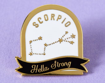 Scorpio Pin | Etsy