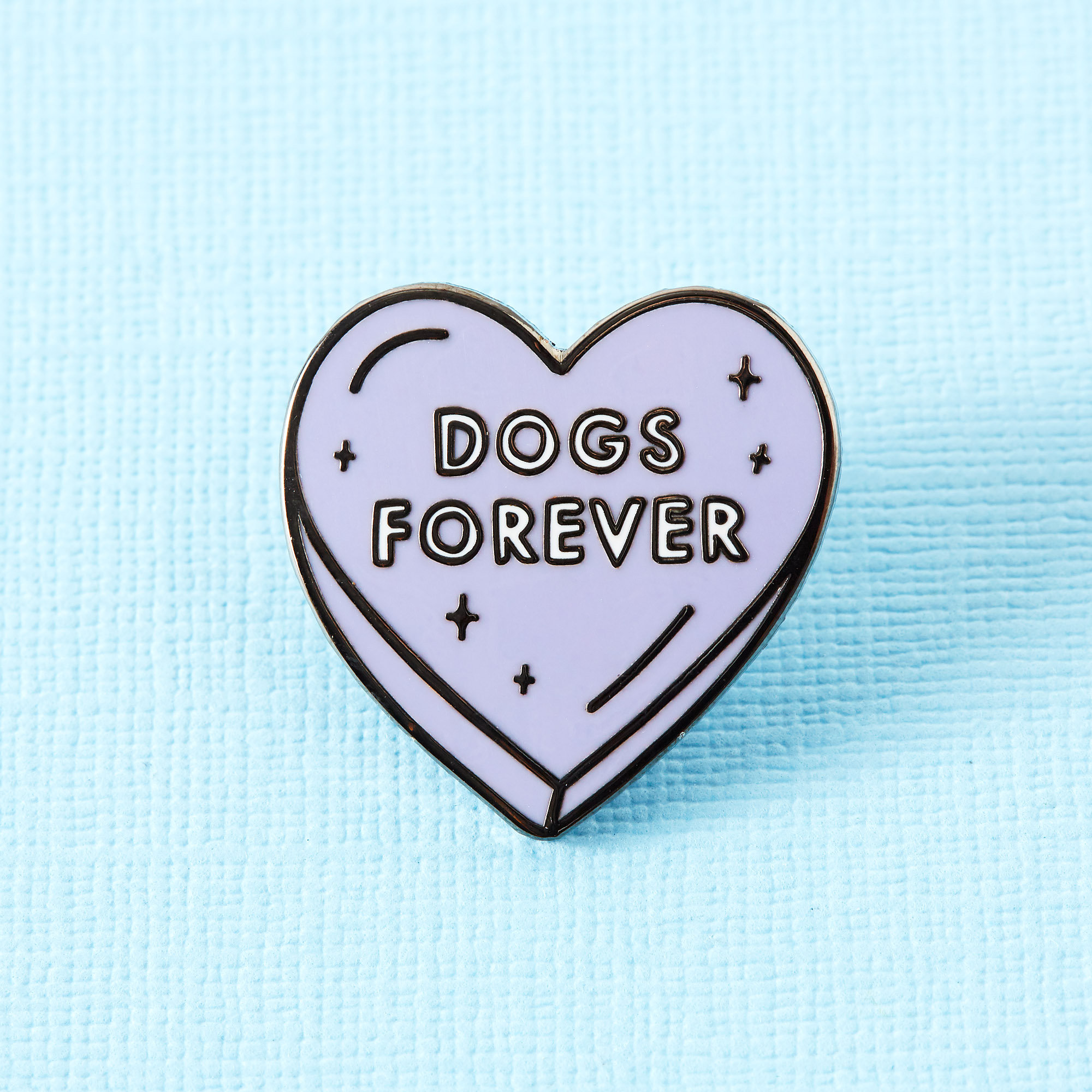 Dogs Forever Enamel Pin // Dog Lover Gift Lapel Pin Badge // - Etsy