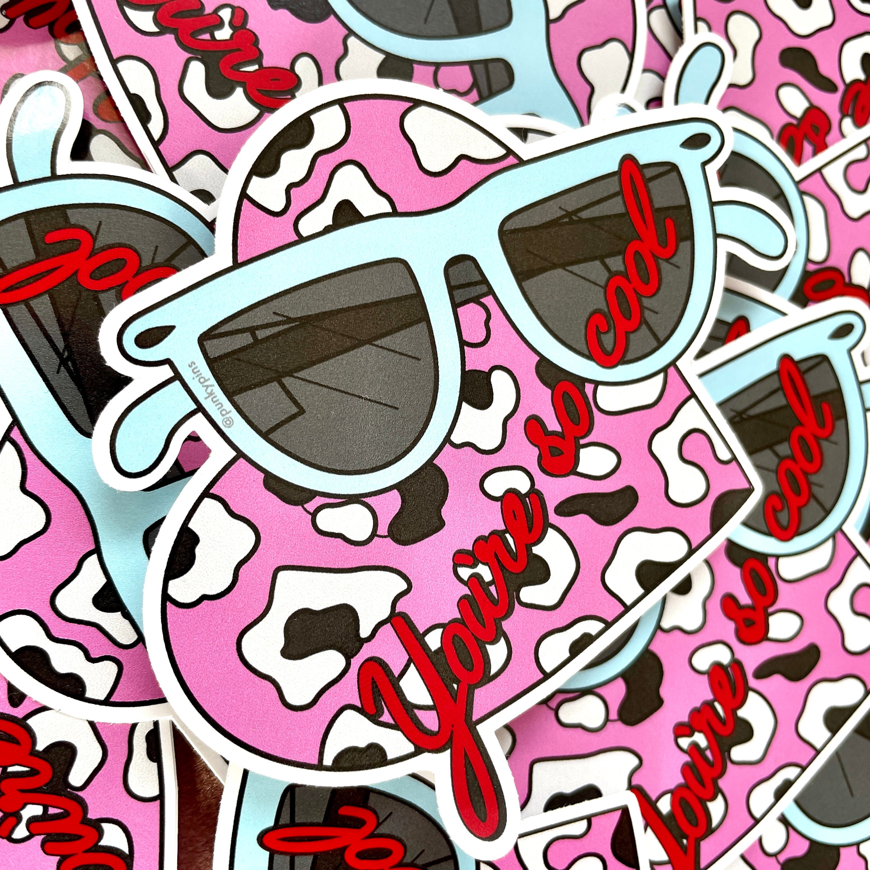 You're so Cool Laptop Sticker // Large Vinyl Decal Sticker - Etsy