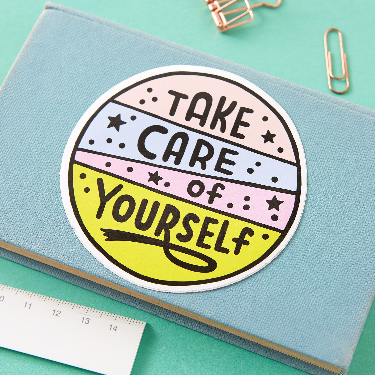 Take Care of Yourself Vinyl Sticker // Mental Health Sticker - Etsy