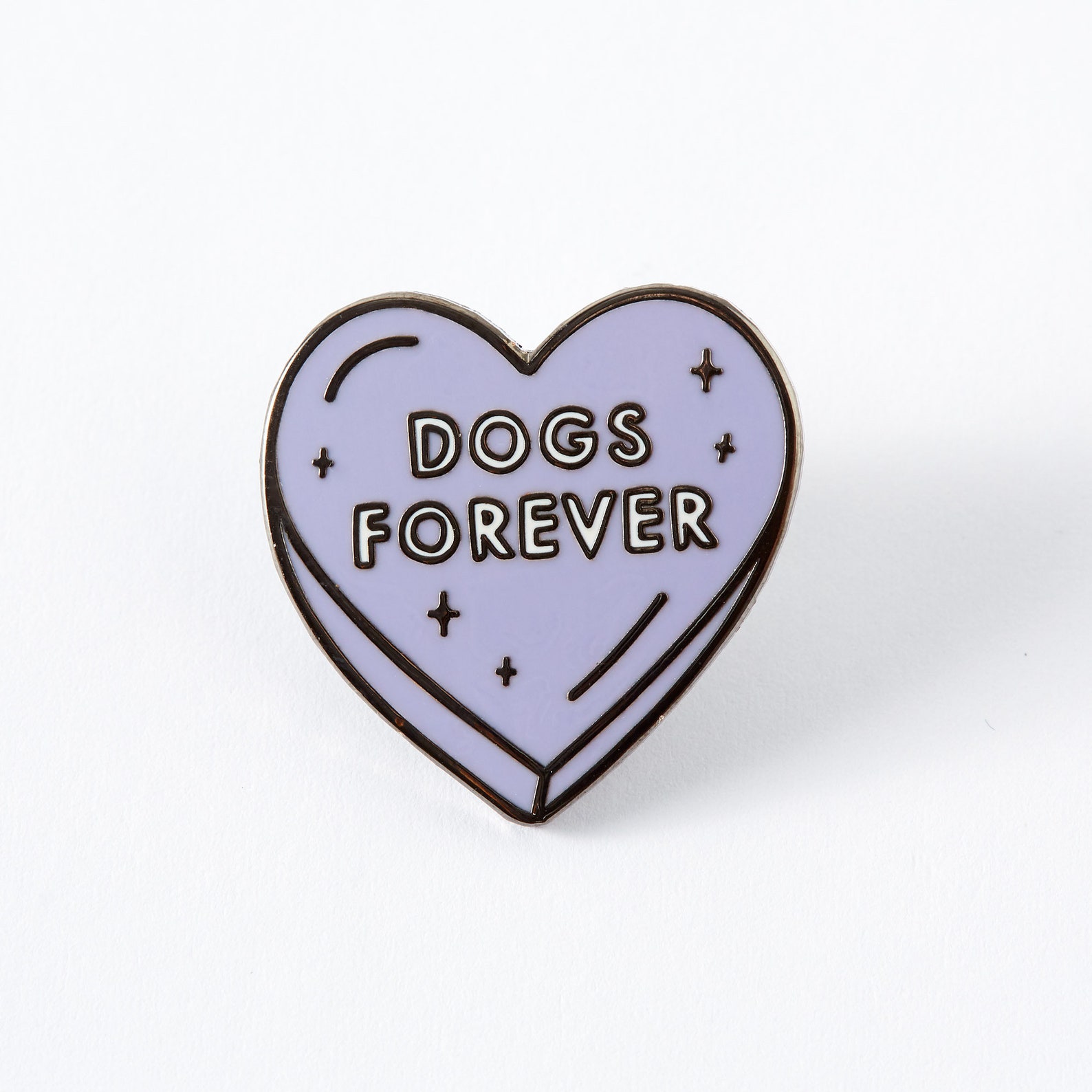 Dogs Forever Enamel Pin // Dog Lover Gift Lapel Pin Badge // Pup Parent ...