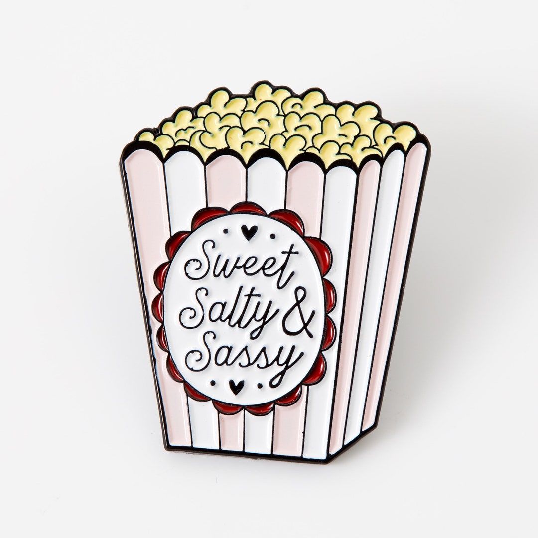 Sweet, Salty & Sassy Enamel Pin - Punky Pins // Pin Badge, Badges ...