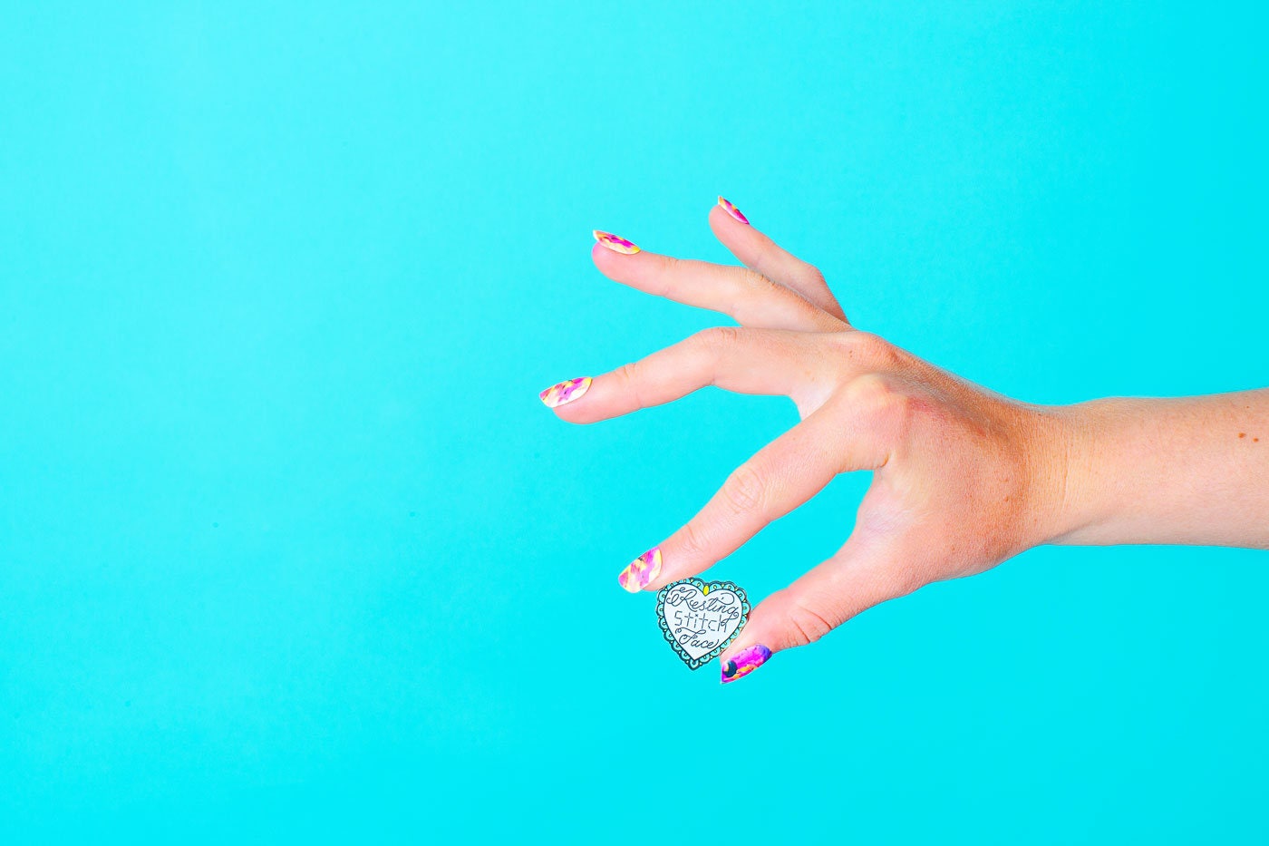 Resting Stitch Face Enamel Pin // Stitching Cross Stitching - Etsy