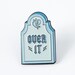 Over It Enamel Pin // Halloween/headstone/epitaph/tombstone Lapel Pin ...