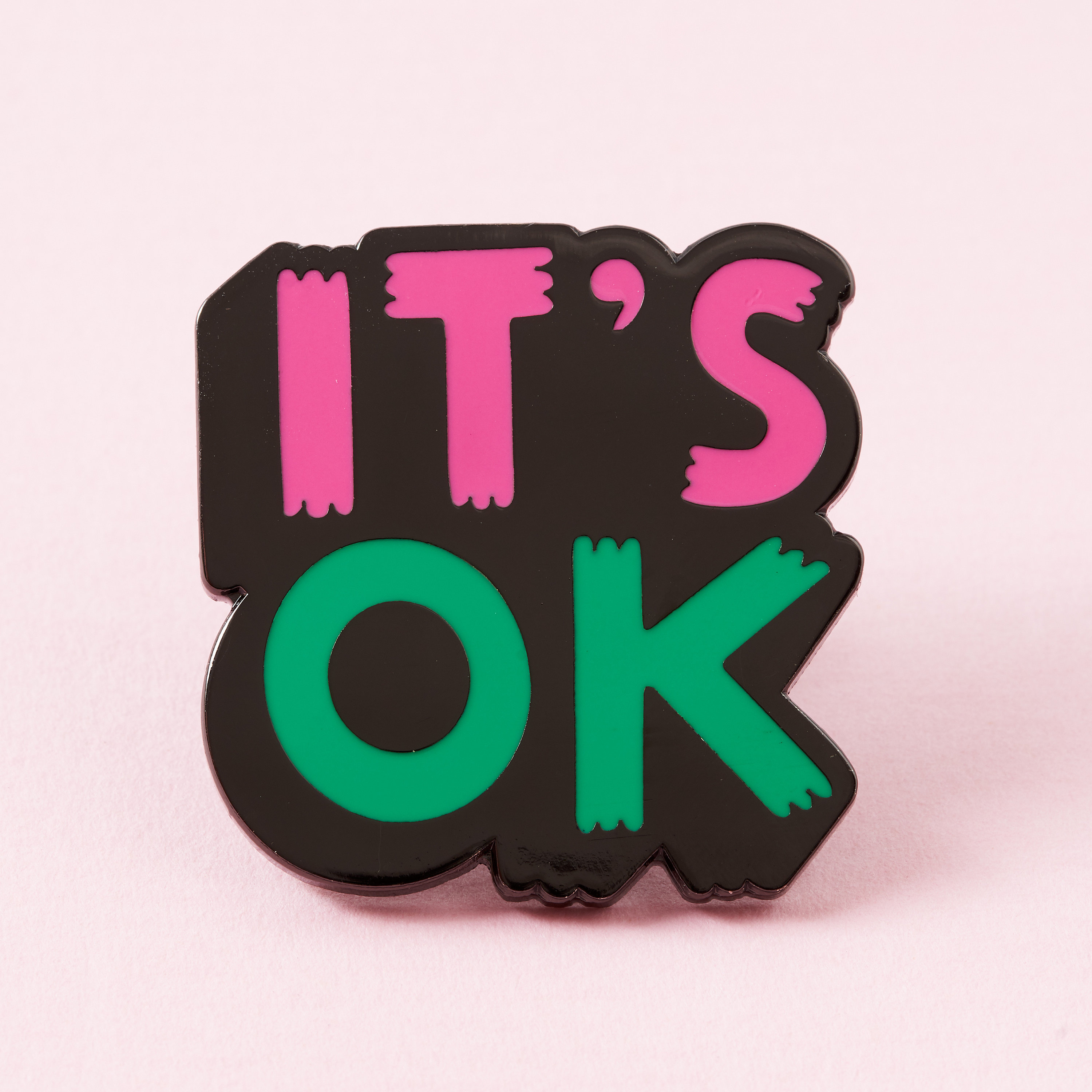 It's OK Pin // Enamel Pin // Letterbox Gift // Positivity | Etsy