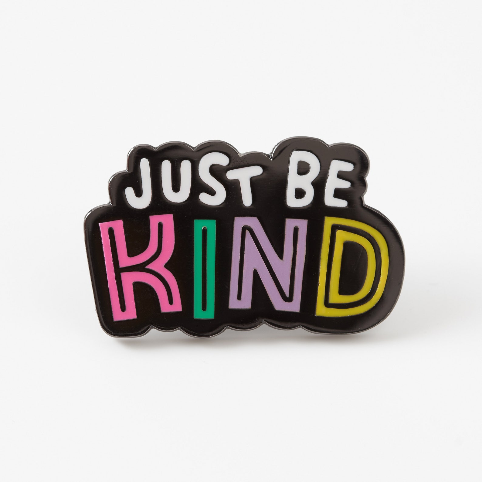 Just Be Kind Pin // Enamel Pin Badge // Letterbox Pin // - Etsy