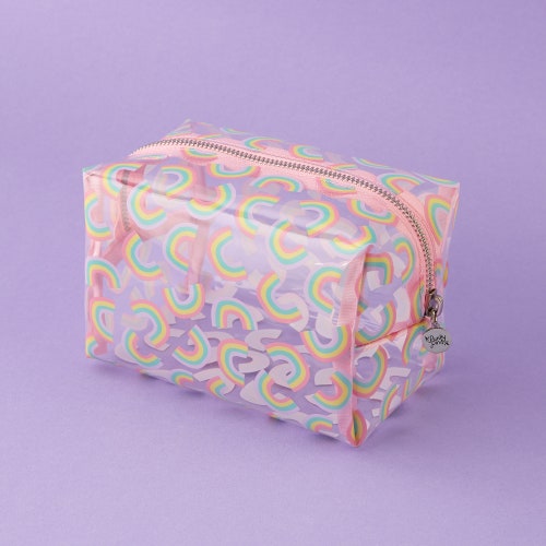 Pastel Rainbow Make up Bag // Kawaii Costmetics Case Bag Pouch - Etsy UK