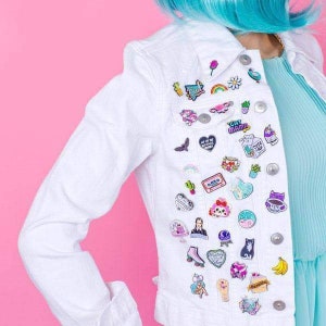 50 X Mixed Enamel Pins // HUGE PIN BUNDLE // Lucky Dip Pins, Mystery ...