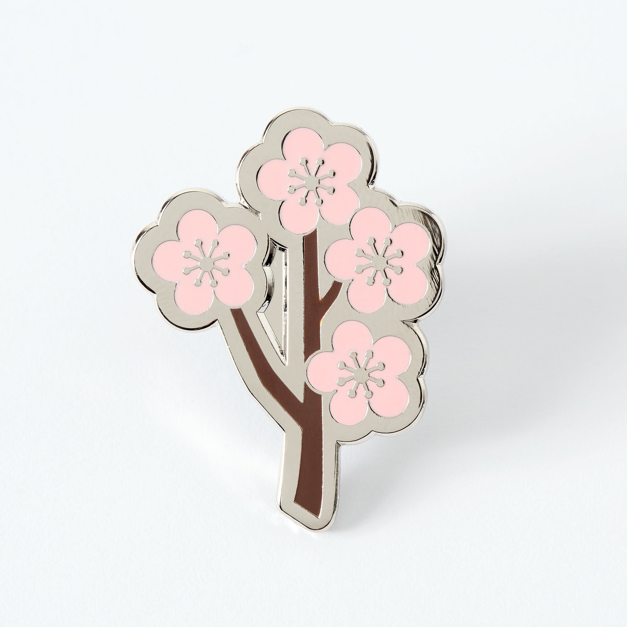 Cherry Blossom Branch Enamel Pin // Plant Mama Lapel Pin Badge Brooch ...