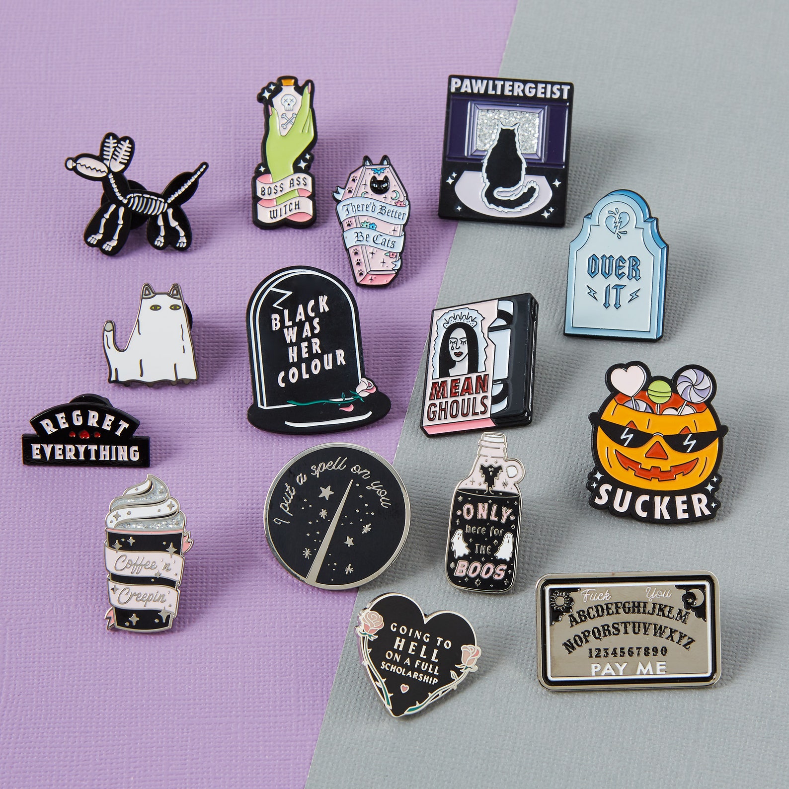 Balloon Animal Skeleton Enamel Pin // Occult/ Halloween/bones Lapel Pin ...