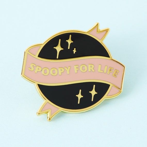 Spoopy for Life Enamel Pin Punky Pins // Pin Badge Badges - Etsy