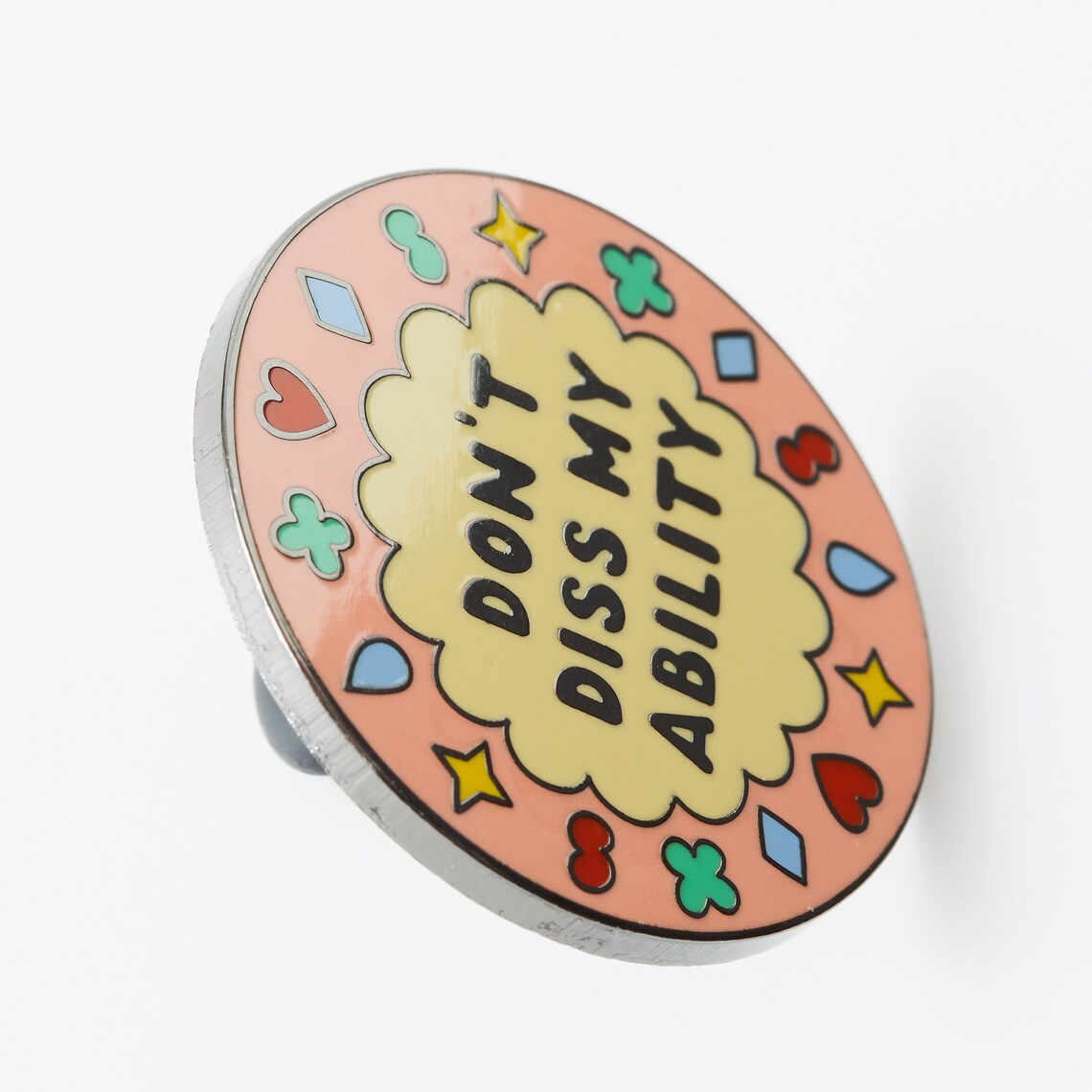 Don't Diss My Ability Enamel Pin // Disability Pin - Etsy