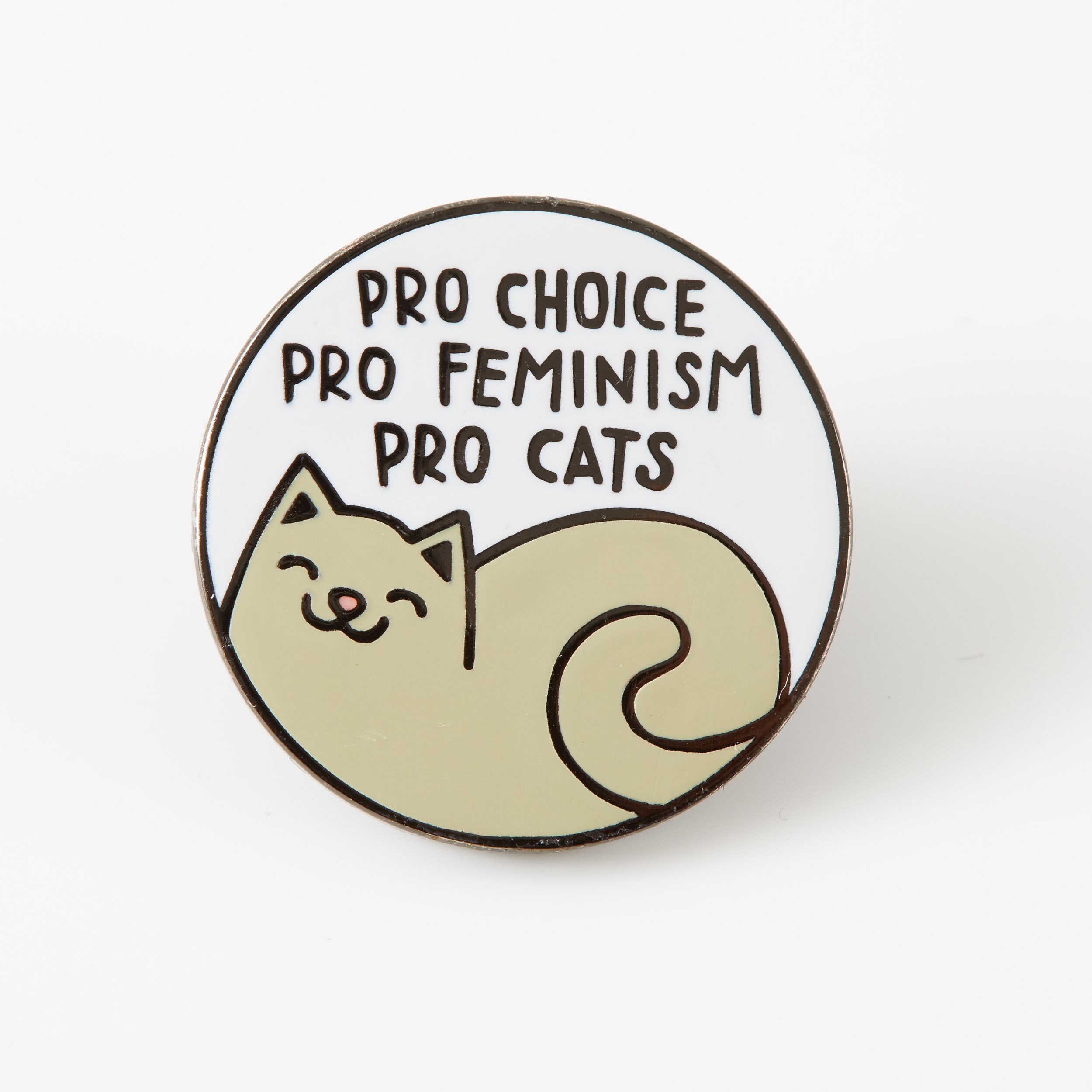 Pro Cats Grey Enamel Pin Limited Edition// Punky Pins // Pin - Etsy