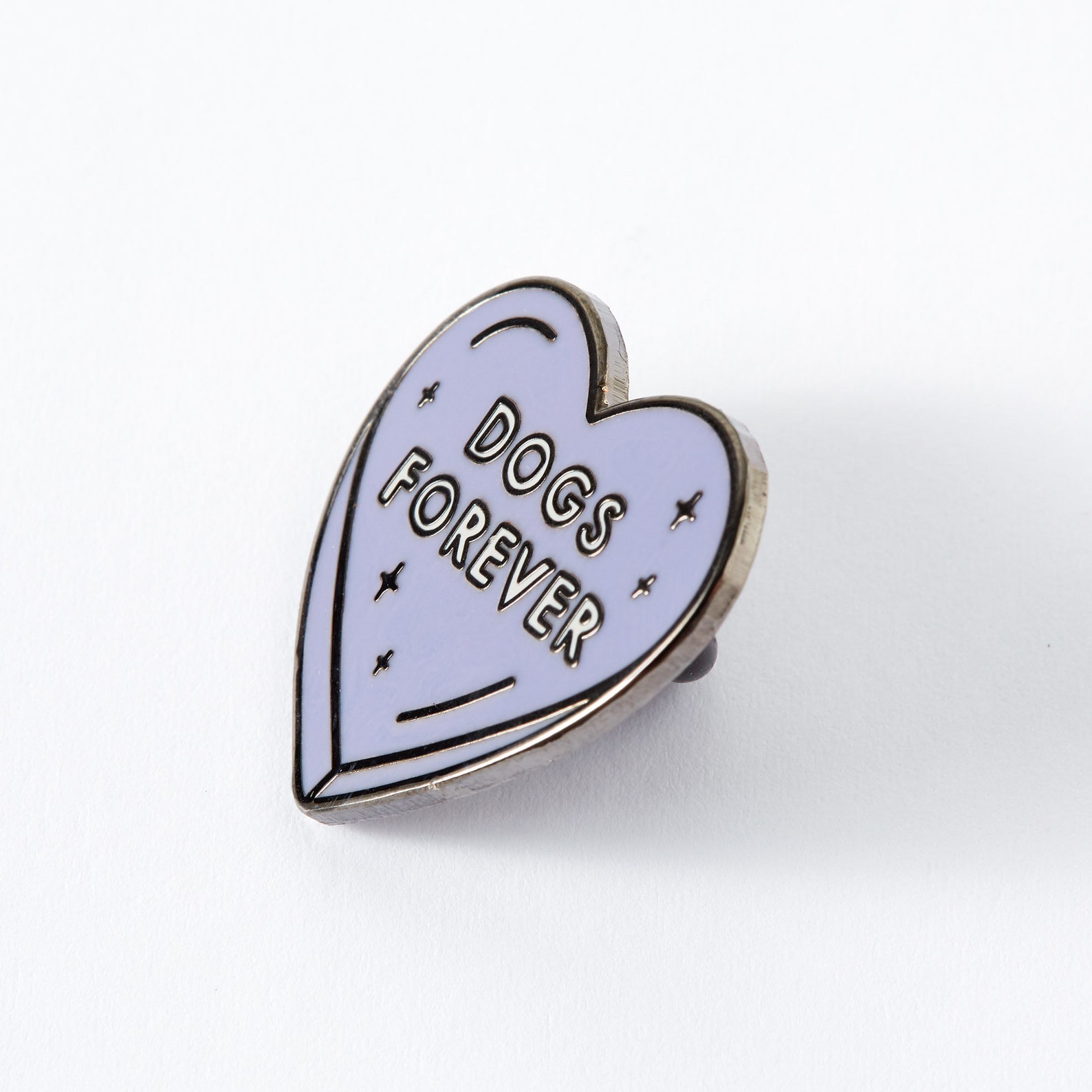 Dogs Forever Enamel Pin // Dog Lover Gift Lapel Pin Badge // Pup Parent ...