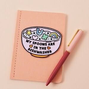 My Spoons Are in the Dishwasher Iron-on Patch // Embroidered Badge ...