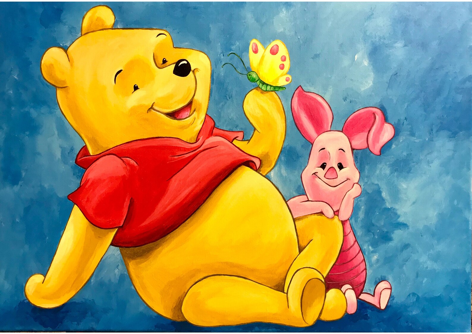 Winnie The Pooh Art Print Home Decor Fan Art Wall Art | Etsy