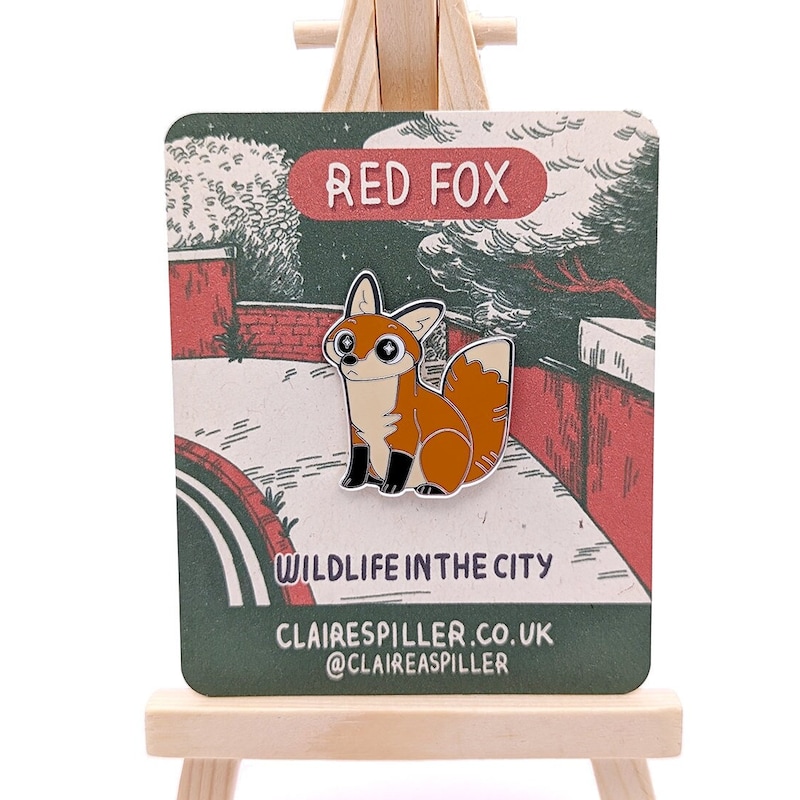 Fox Pin - Etsy