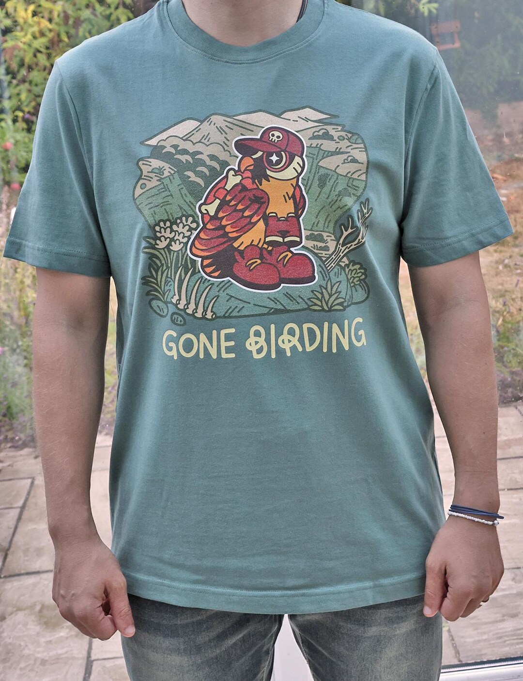 Bearded Vulture Gone Birding T-shirt - Birdwatching Apparel Gift - Etsy