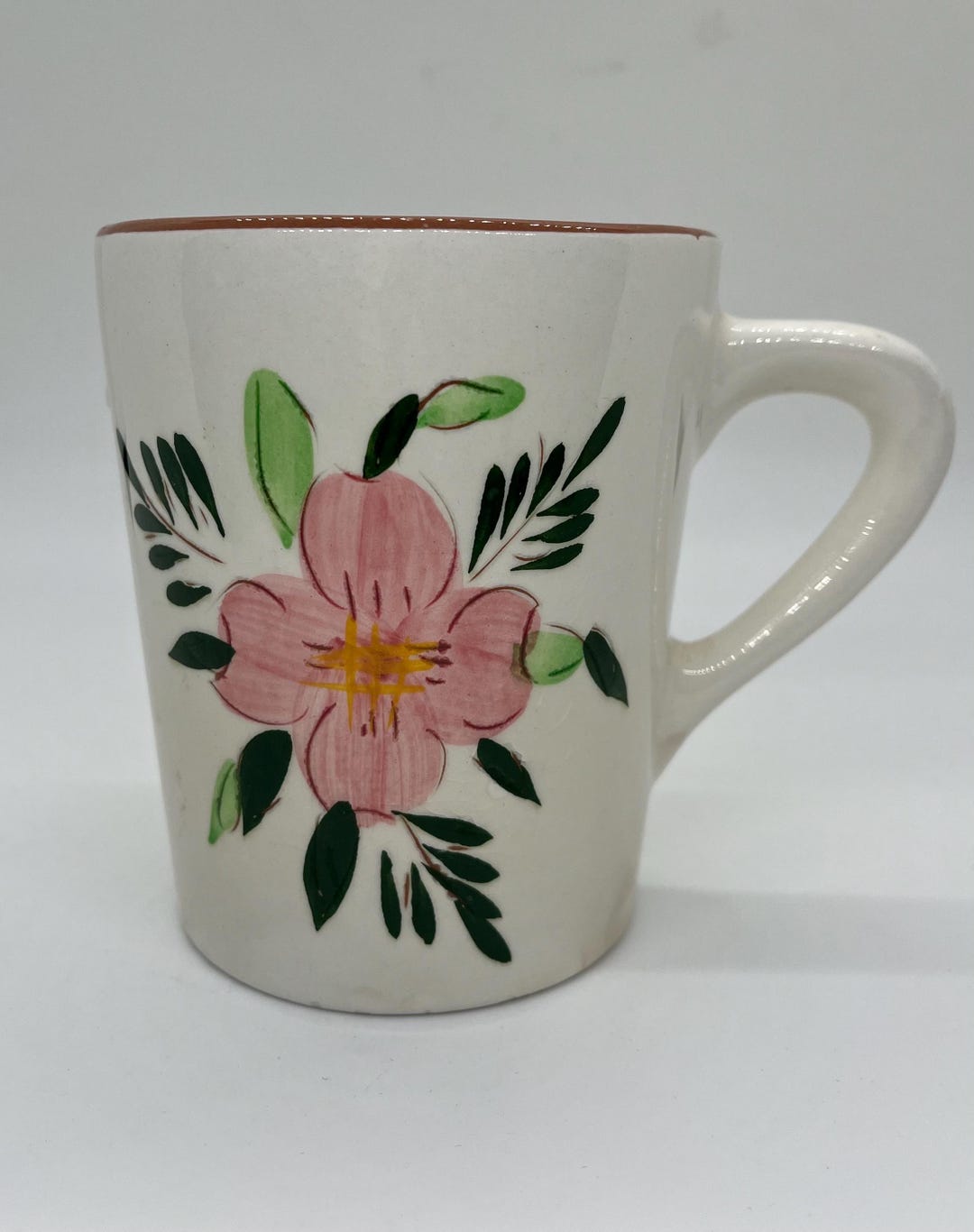 Vintage Stangl Pottery Coffee Mug, Country Garden Floral Design - Etsy