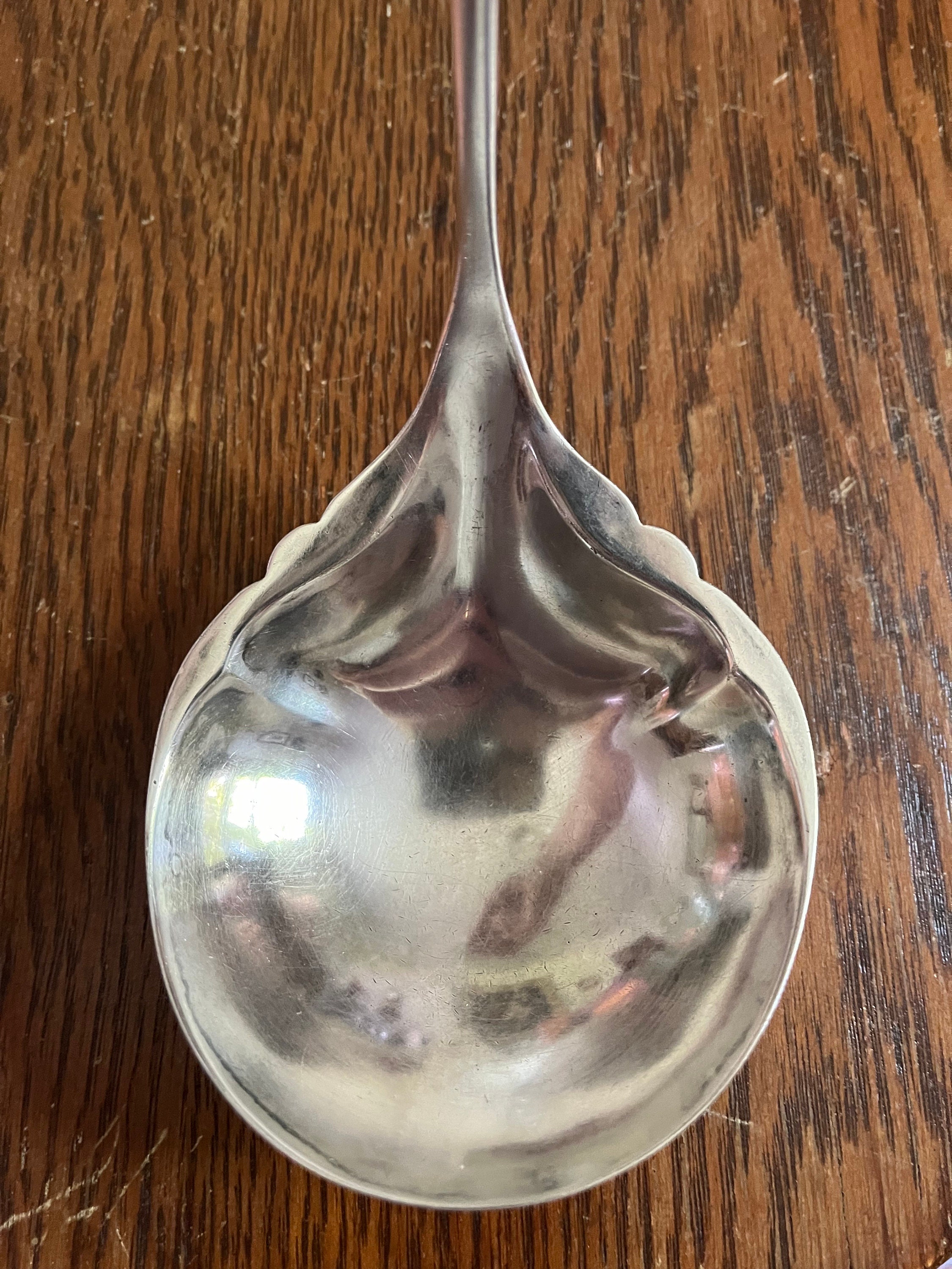 Antique 1880s Reed and Barton Silver Plated Ladle, Arts & Crafts Design ...