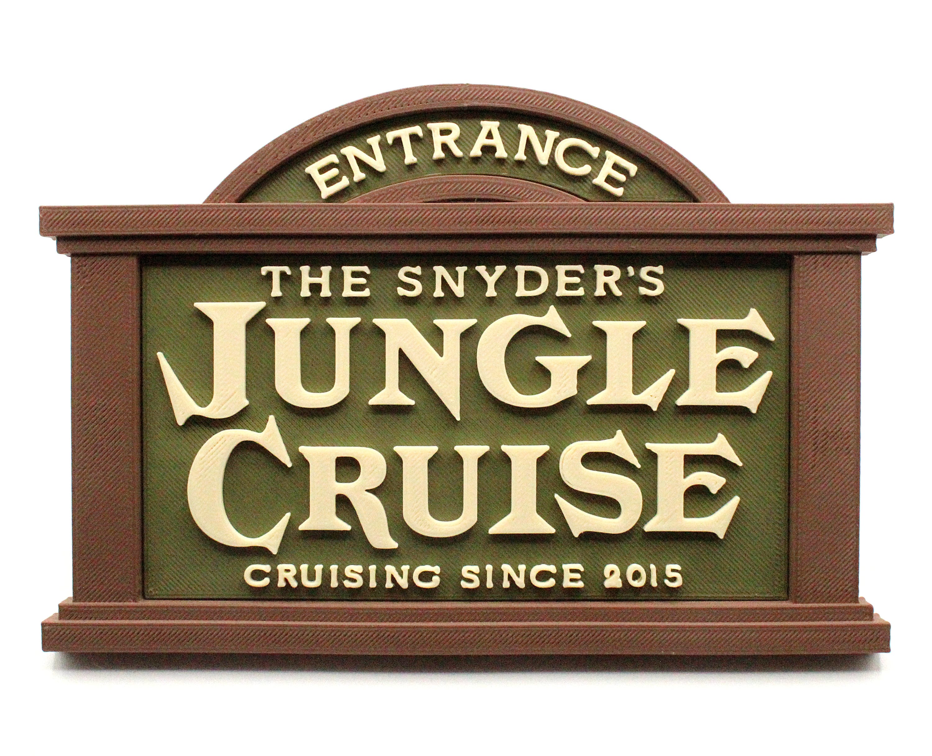 Jungle Cruise Entrance 3D Printed Sign Plaque Disney - Etsy