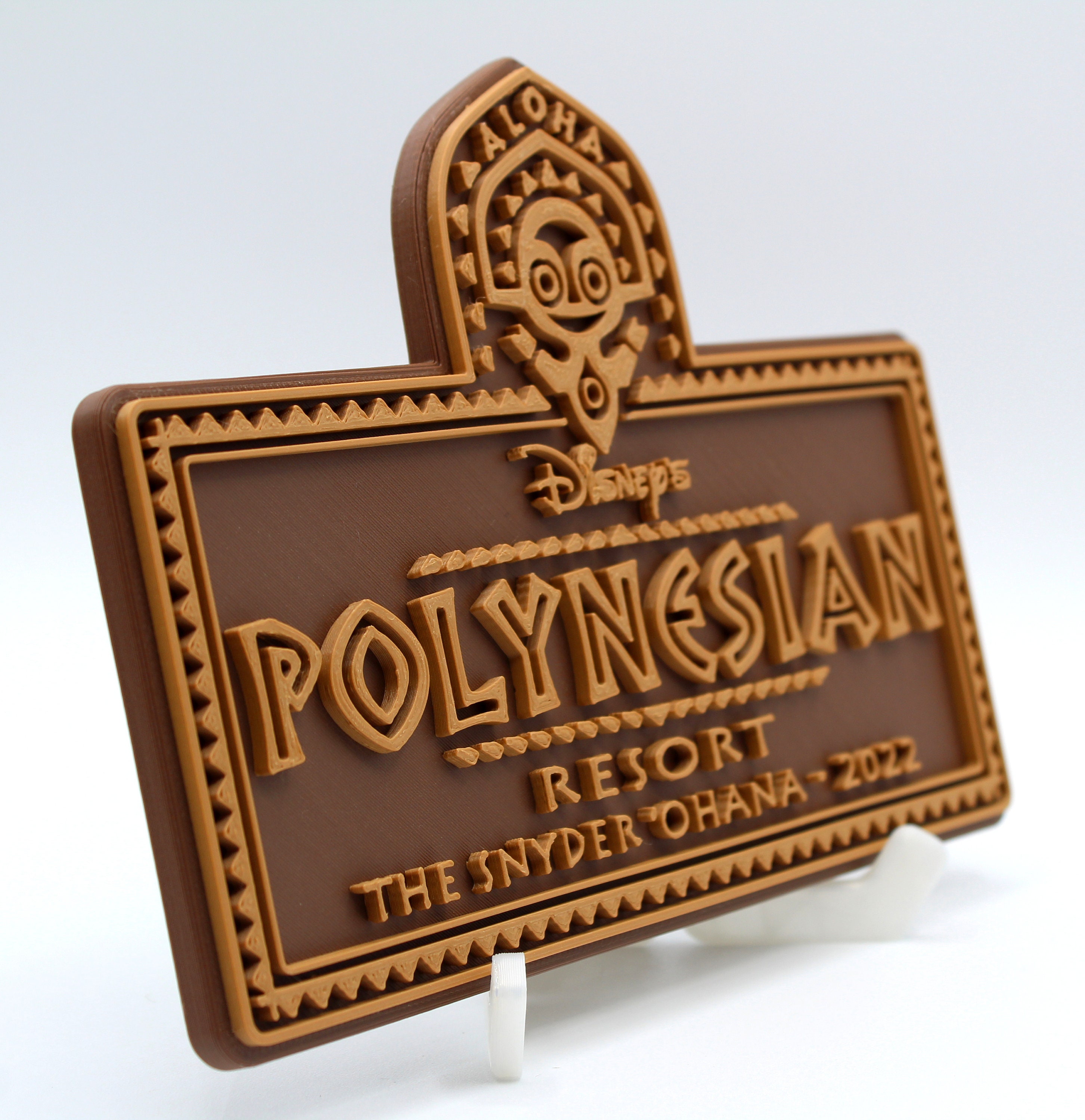 POLYNESIAN RESORT Entrance Sign 3D Printed Sign Disney World | Etsy