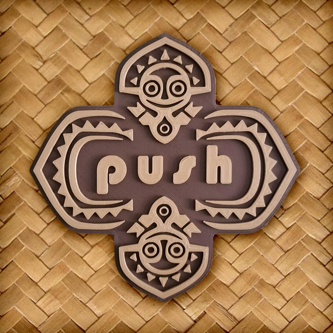 POLYNESIAN RESORT Trash Can Door Plaque Sign 3D Printed Disney World ...