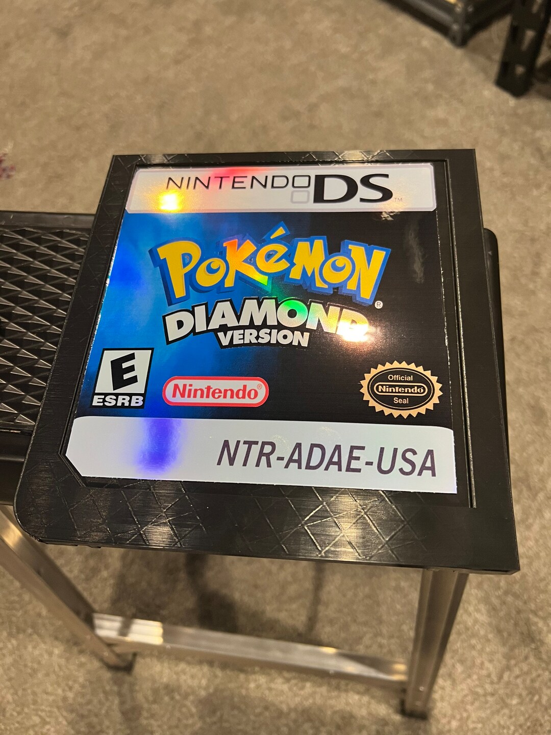 Oversized Pokémon Diamond Ds Cartridge Art/christmas /gamer/videogames ...