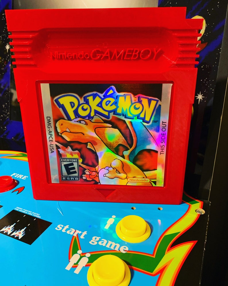Oversized Charizard Pokémon Cartridge Art/charmander/charmeleon ...