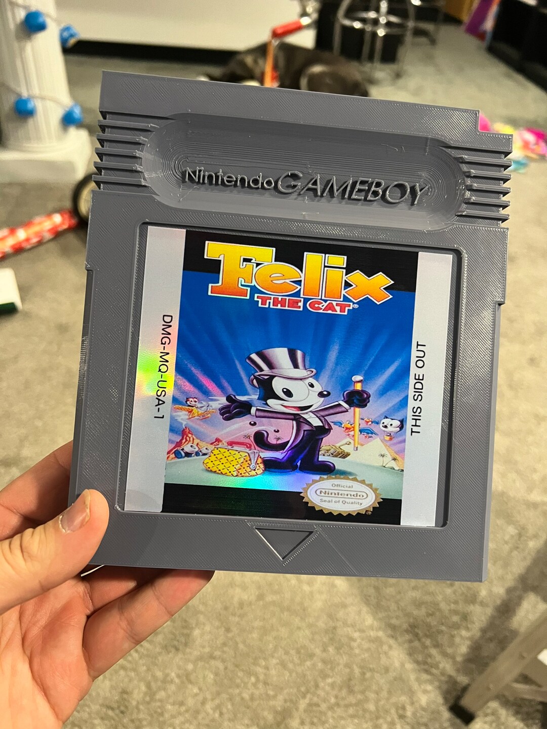 Oversized Felix the Cat Nintendo Cartridge/collectible 3dprint Wallart ...