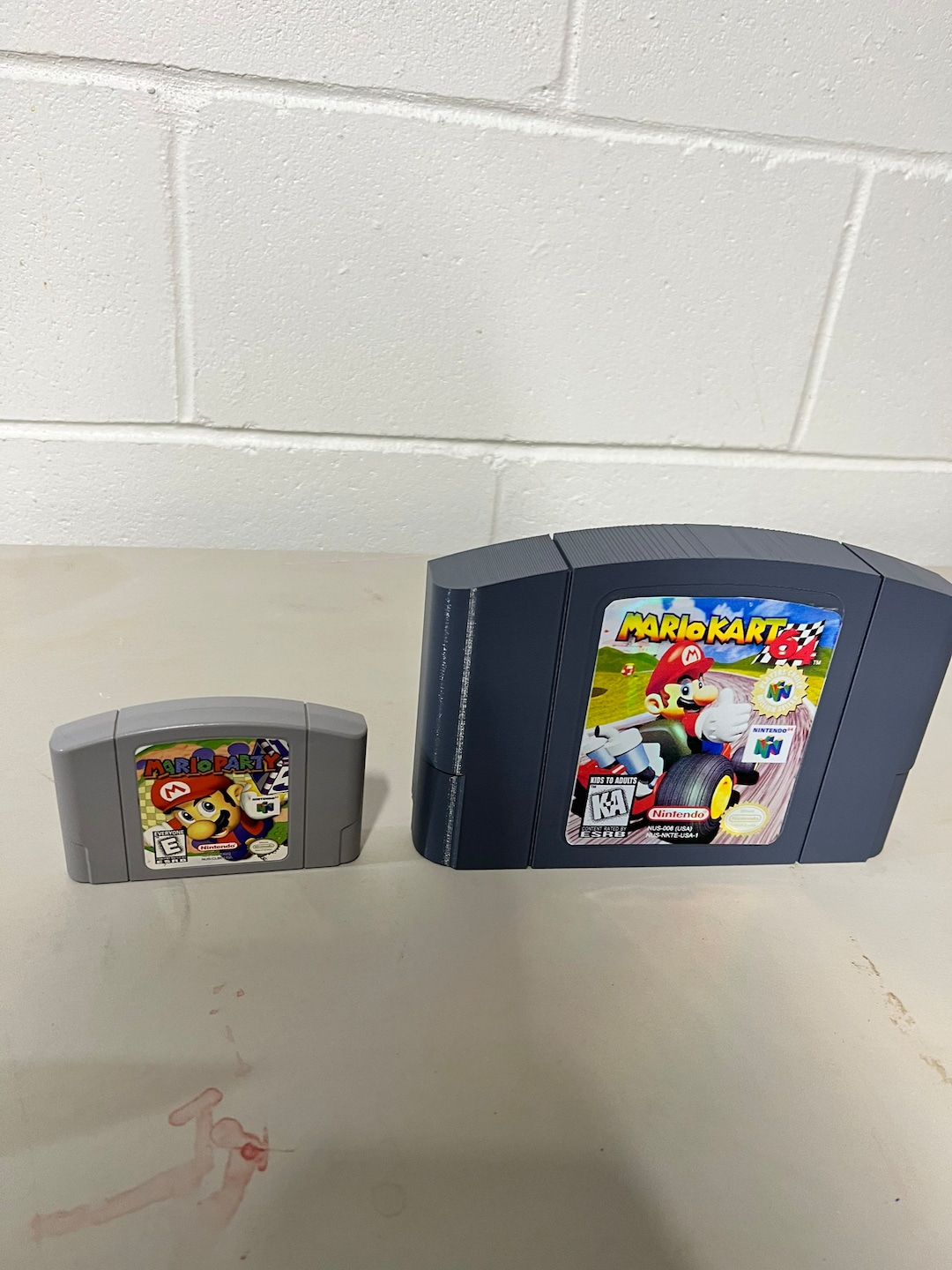 Oversized N64 Mario Cart Nintendo Cartridge/video Games / Art/wall ...