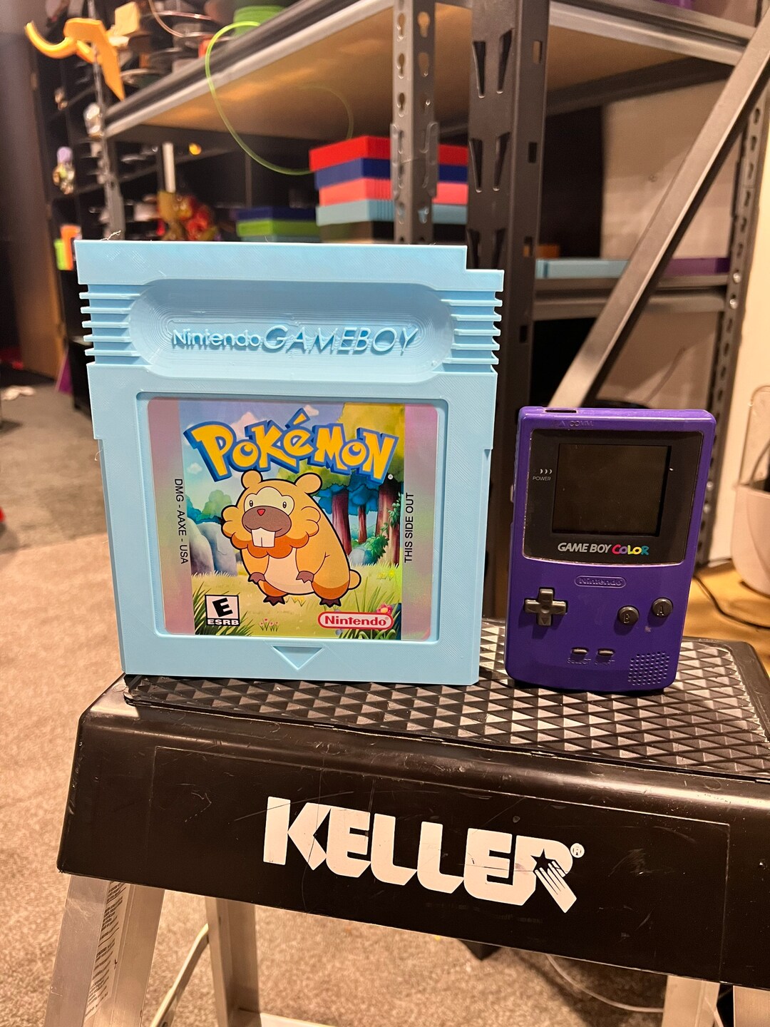 Oversized Bidoof Pokémon Cartridge Art/wall Decor / Collectible / Gift ...