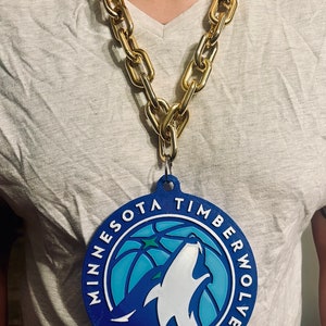 Oversized Timber Wolves Chain /nba/cosplay /basketball /superfan ...