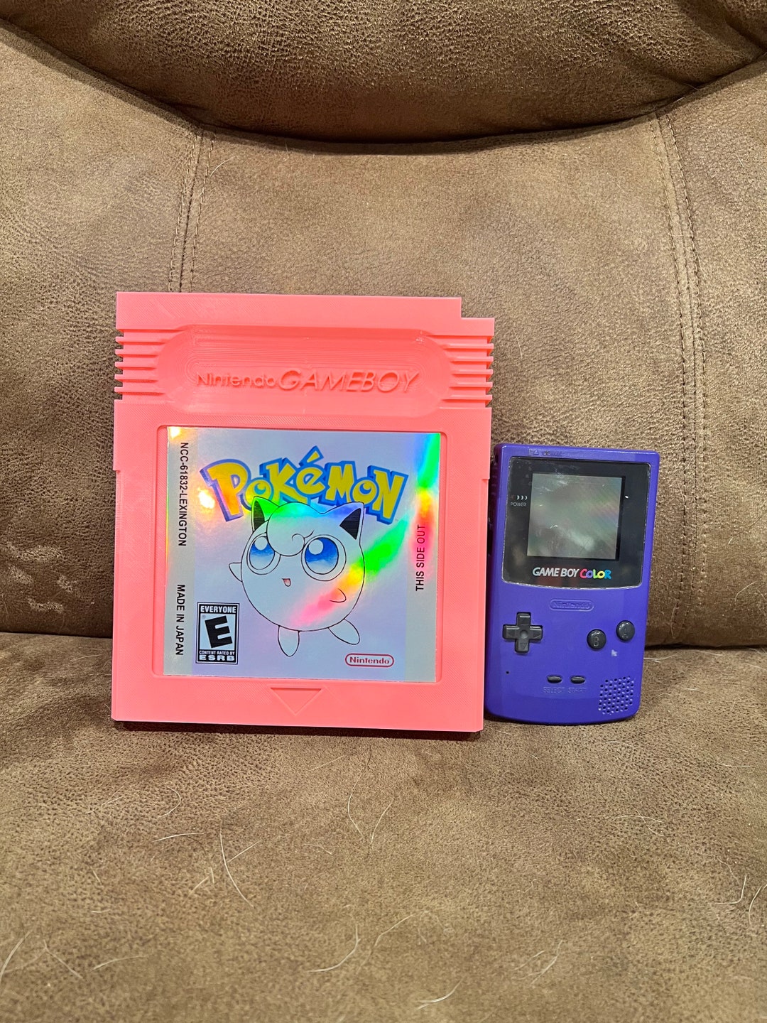 Oversized Jigglypuff Pokemon Nintendo Cartridge/gameboy/nes/snes/sega ...