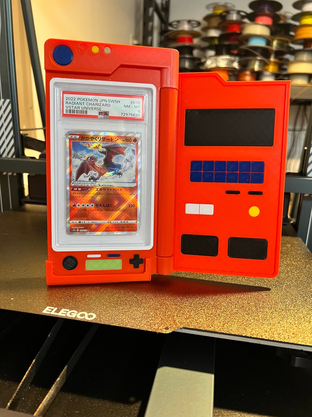 Pokémon Pokedex Slab/ Card Holder / Pokeball / Gift - Etsy