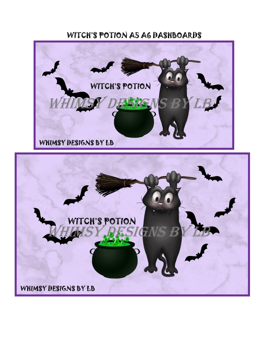 Witch's Potion Savings Challenge Game - Etsy