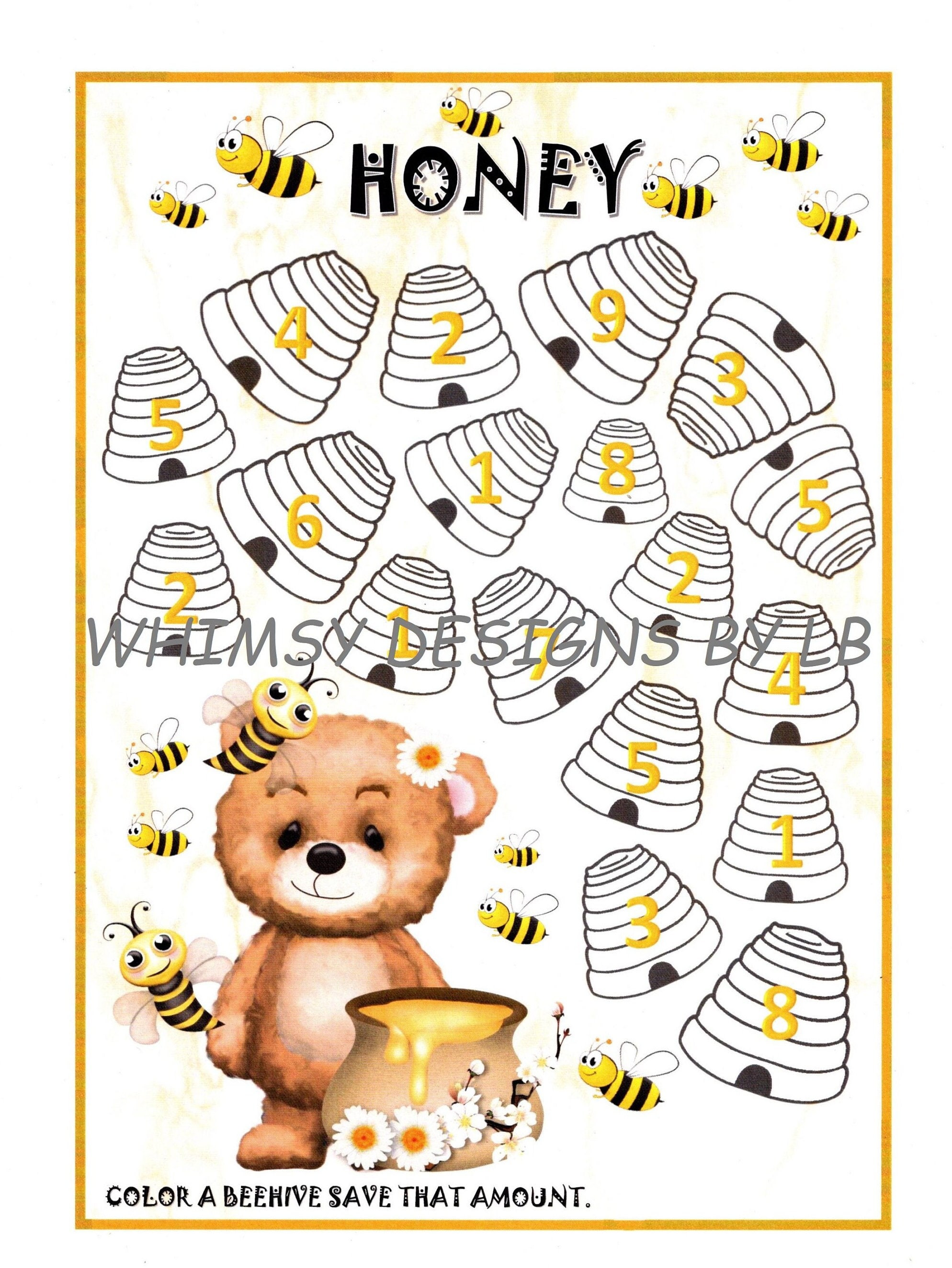 Honey Savings Challenge - Etsy