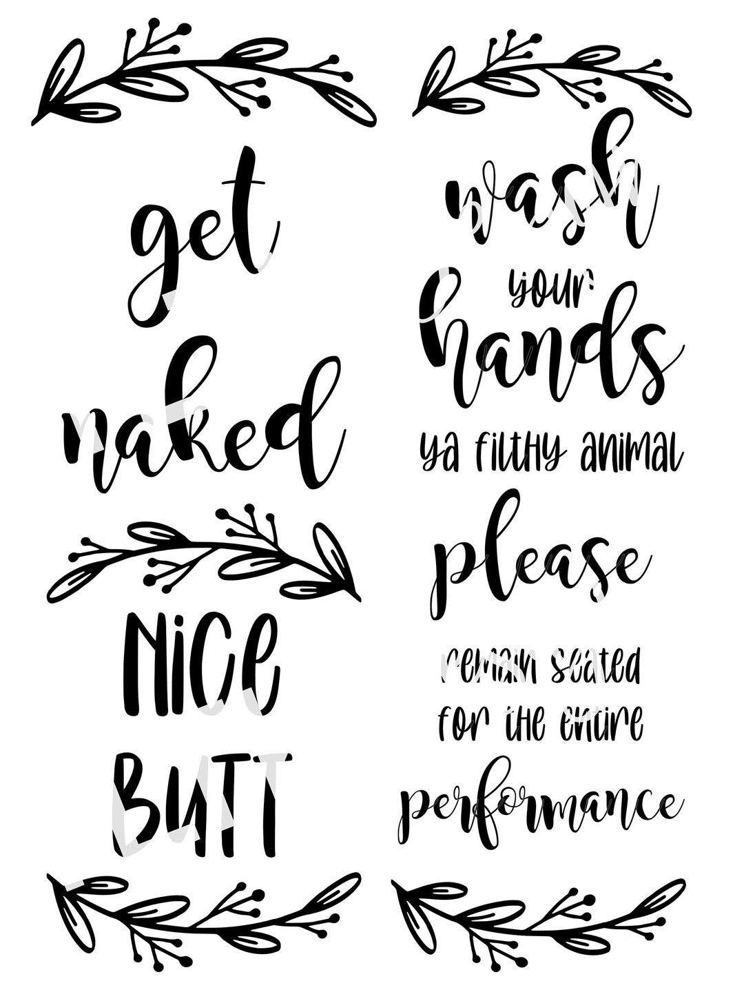 Funny Bathroom Sign PRINTABLE - Digital Download - Printable Design ...