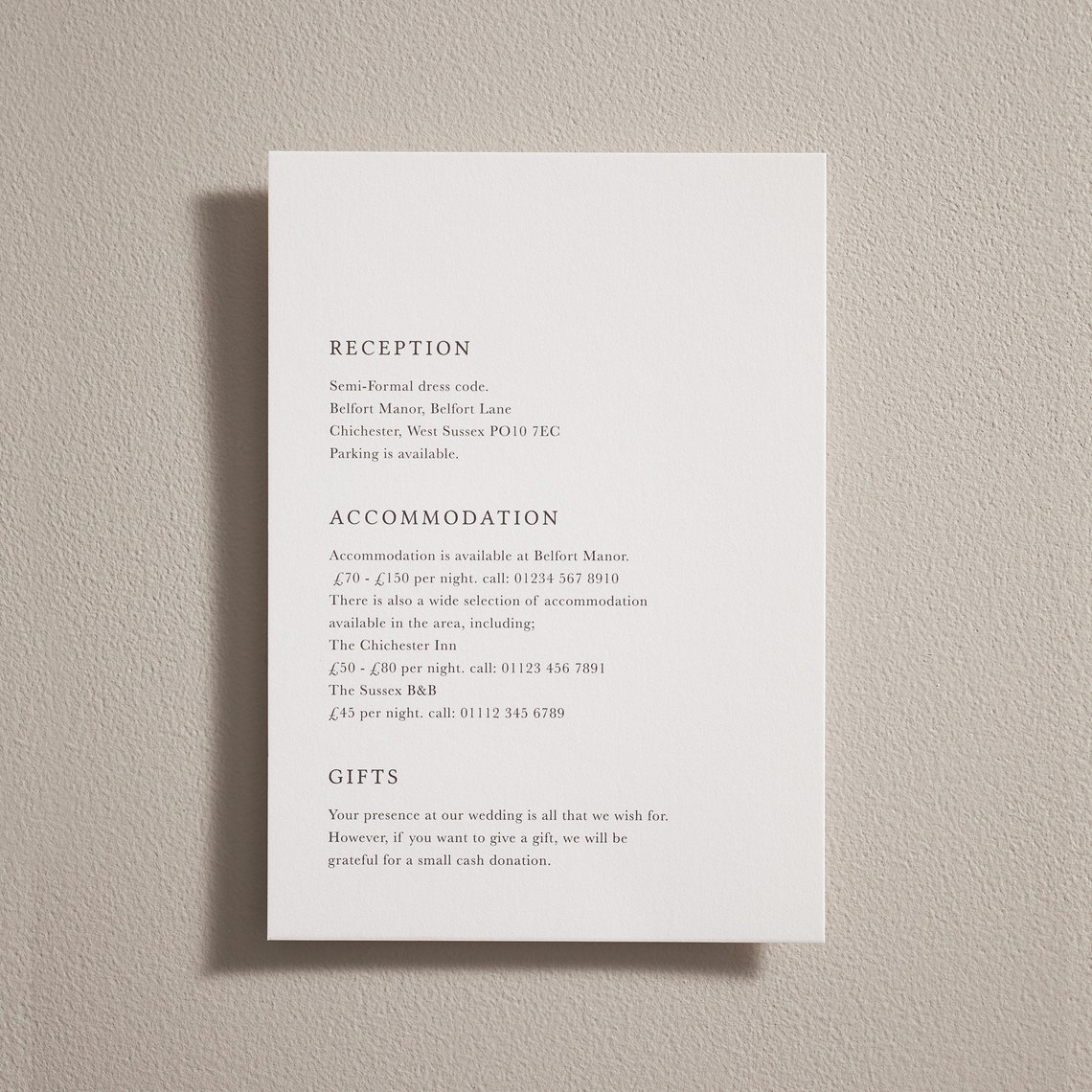 Digital and Letterpress Wedding Invitation Set, Wedding Invitations ...