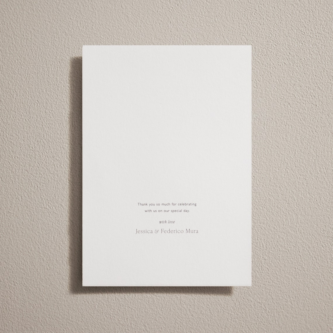 Embossed Wedding Ceremony Program, Personalised Order of Service ...